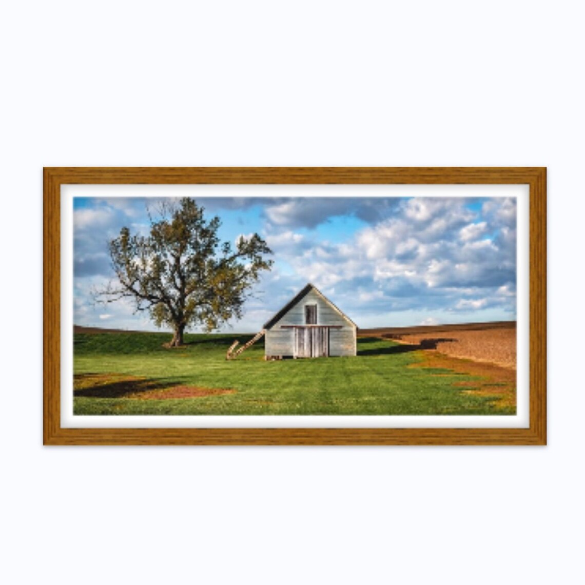 The Blue Barn Panorama - Etsy