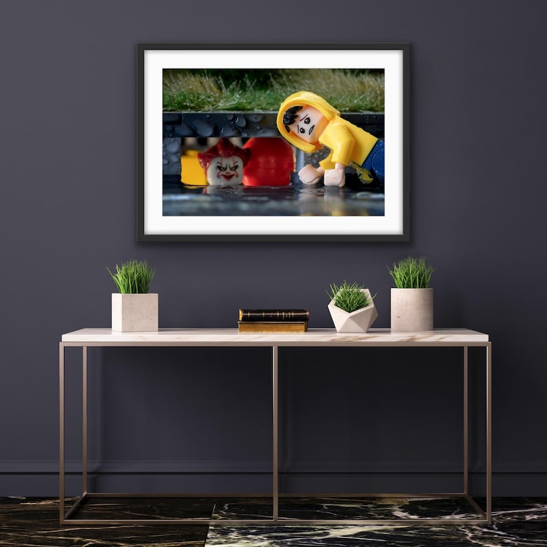 Georgie Meets Pennywise, Lego Photography Photo Print - Etsy
