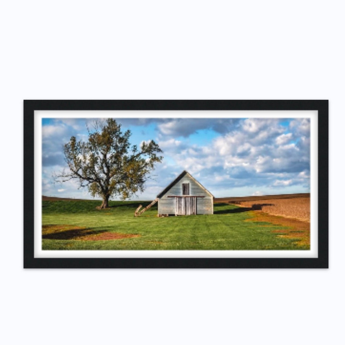 The Blue Barn Panorama - Etsy