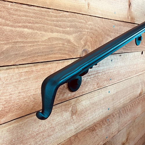 Metal Handrail 2 Molding Cap Volute Flat Black - Etsy