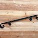 Metal Handrail, 2" Molding Cap, Big Volute, Flat Black - Etsy