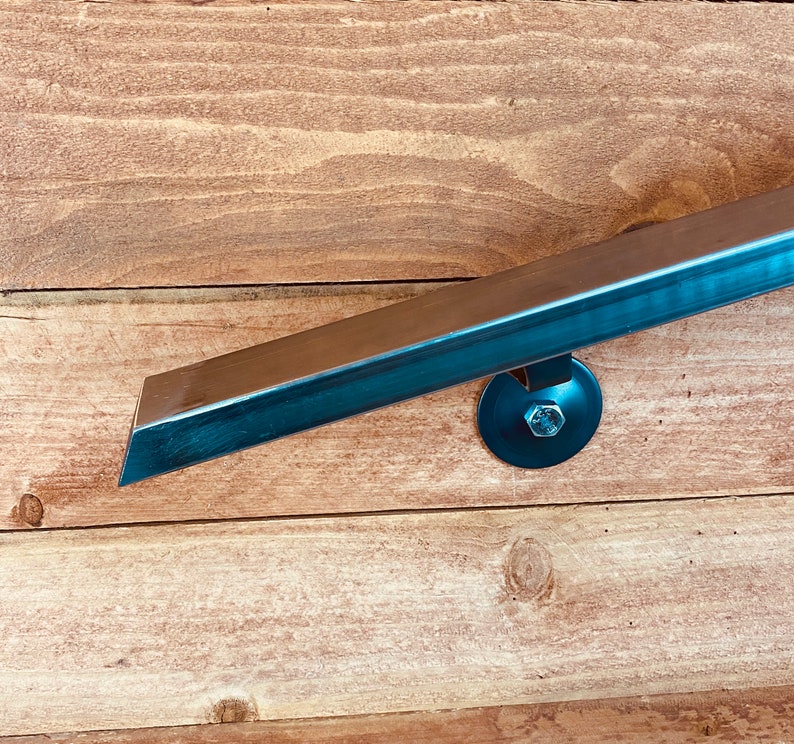 2x1 Metal Handrail Raw Angle Cut - Etsy