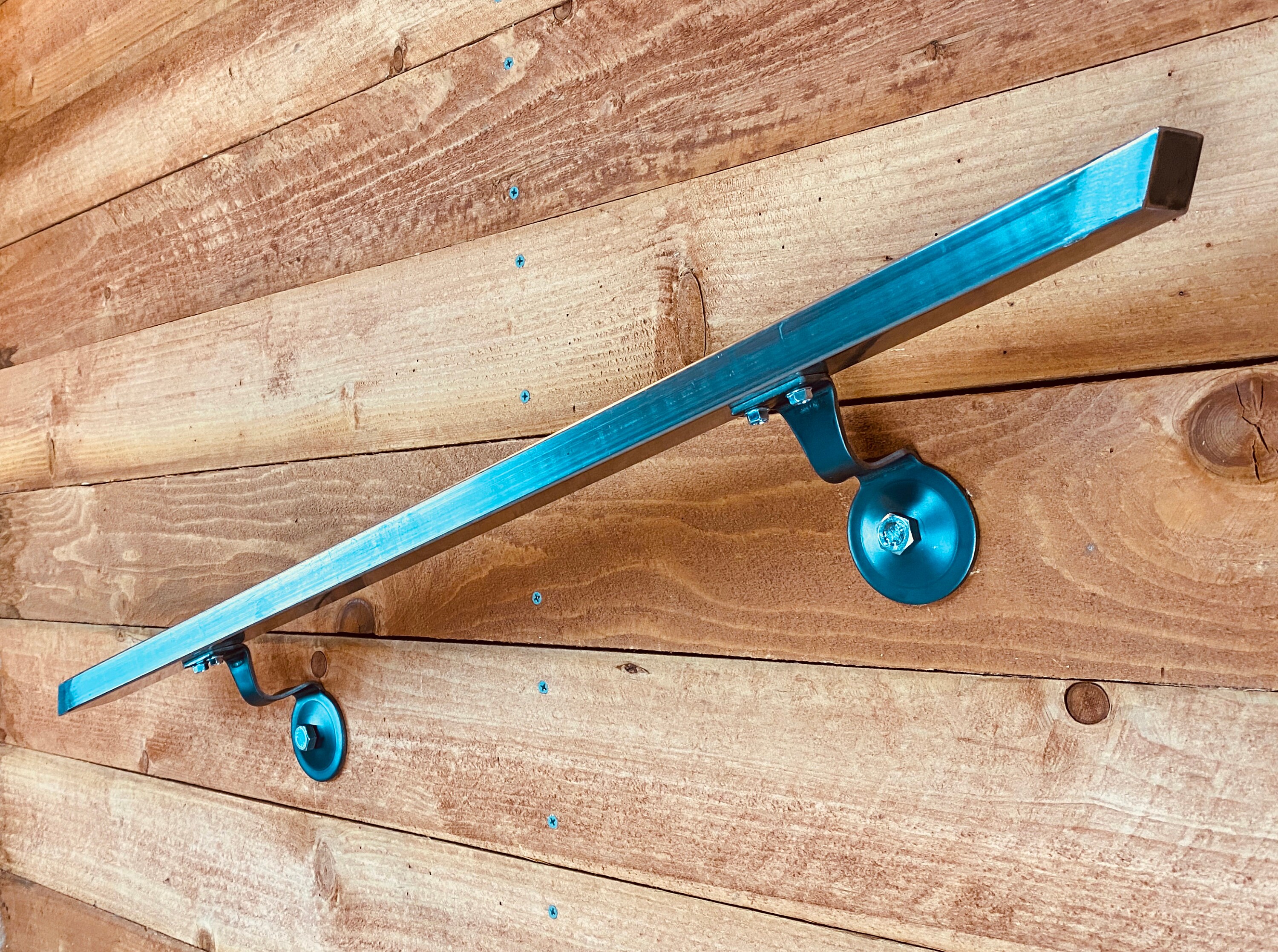 2x1 Metal Handrail Raw Angle Cut | Etsy