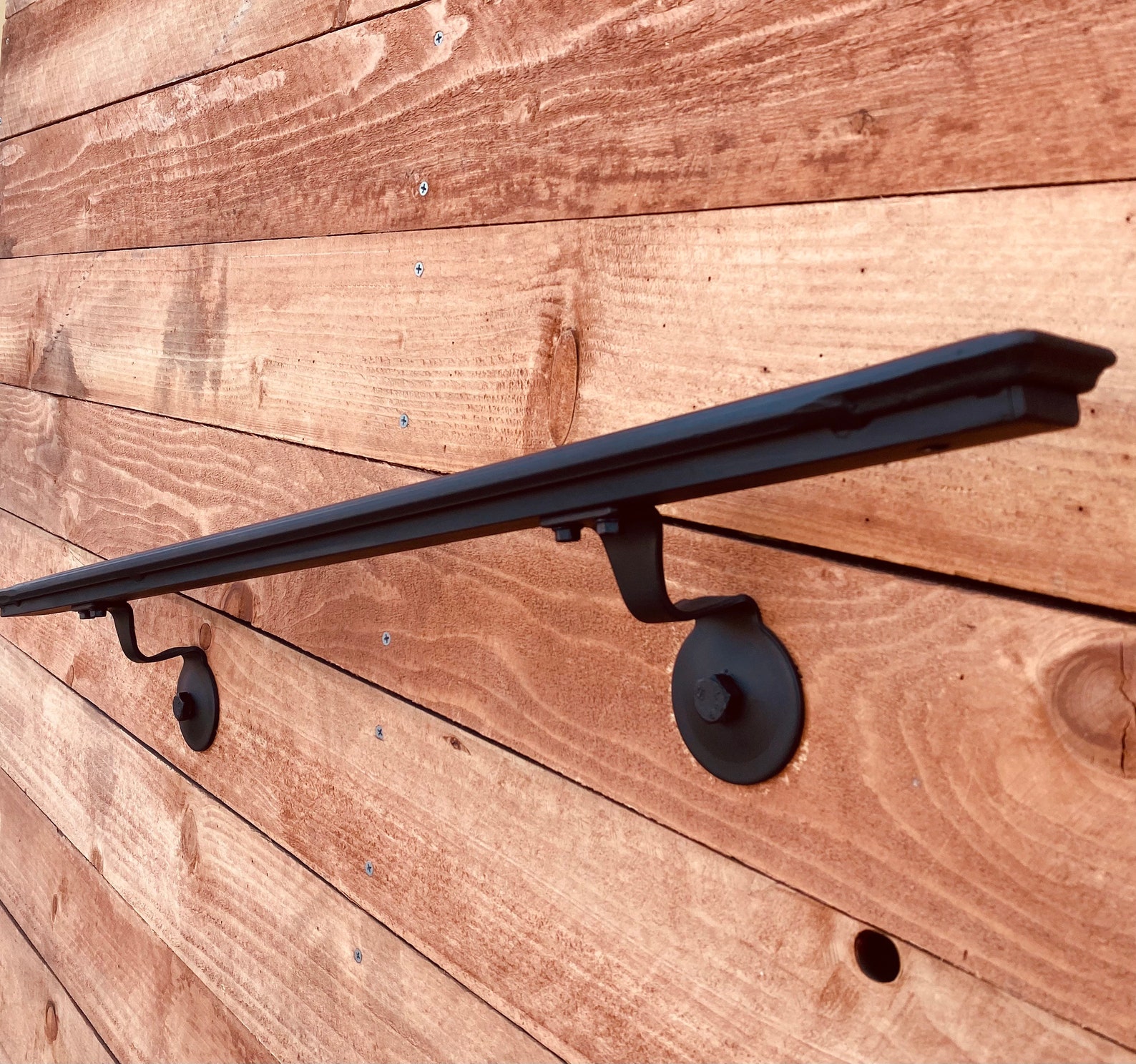Metal Handrail 2 Molding Cap Flat Black - Etsy