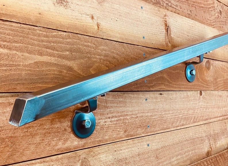 1.5x1.5 Metal Handrail, Raw, Angle Cut - Etsy