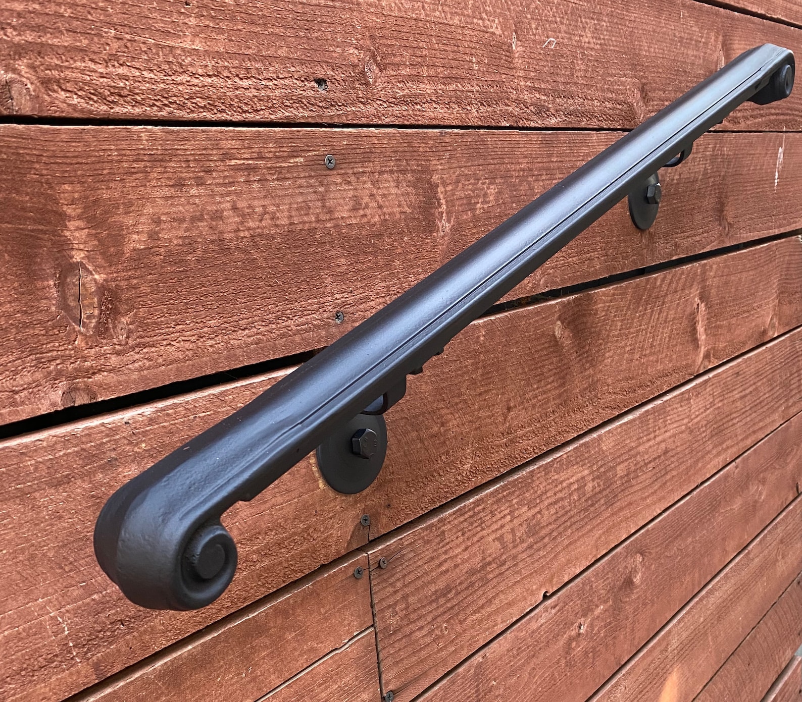 Metal Handrail 2 Molding Cap Volute, Flat Black - Etsy