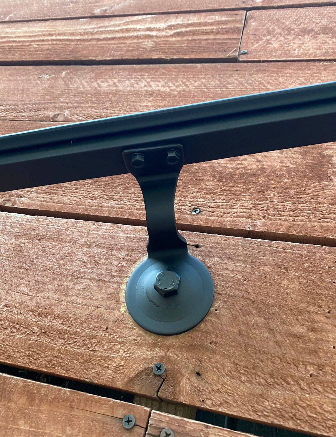 Metal Handrail 2 Molding Cap Volute Flat Black | Etsy UK