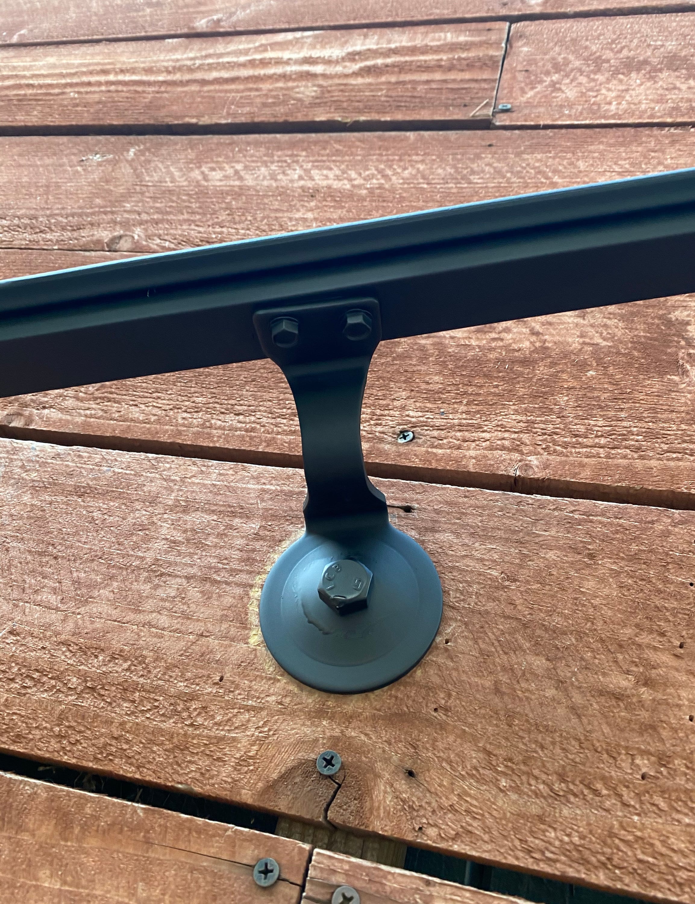 Metal Handrail 2 Molding Cap Volute Flat Black | Etsy UK