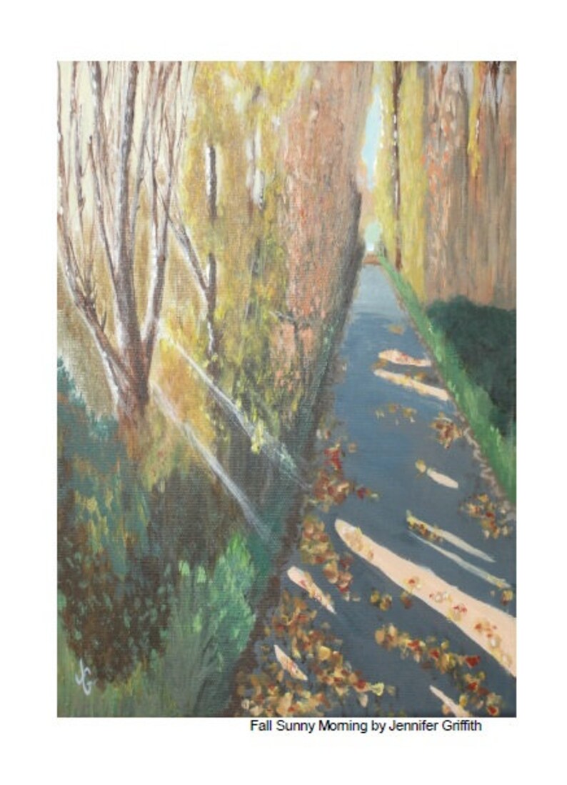 6 Path/ Fall Themed Greeting Cards, With Envelopes, Original Artwork ...