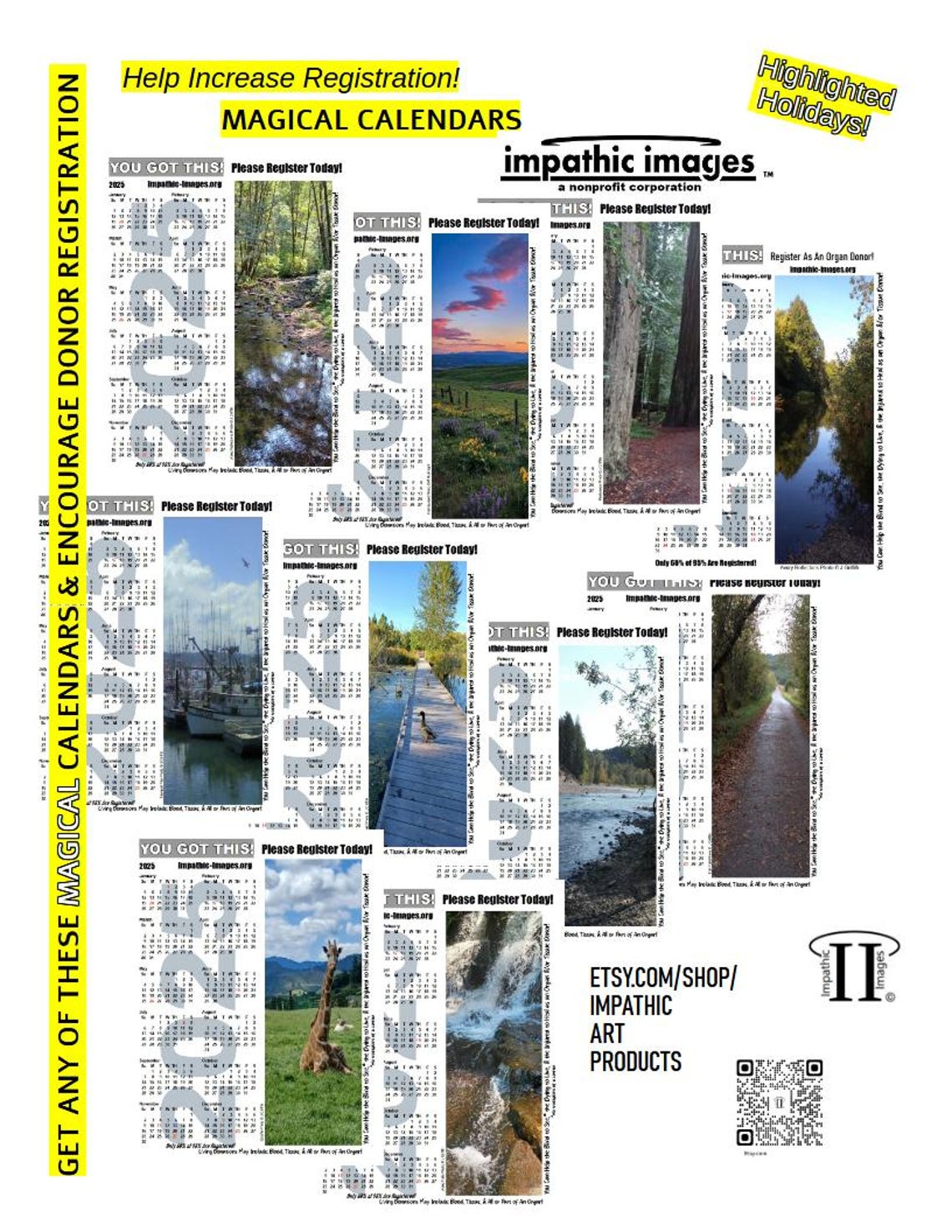 2025 Sandy River Calendar on Classic Semi-glossy Paper - Etsy