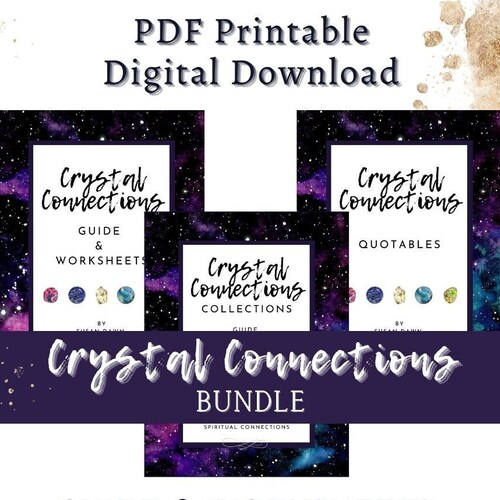 Crystal Connections Guide & Worksheets DIGITAL/PRINTABLE - Etsy