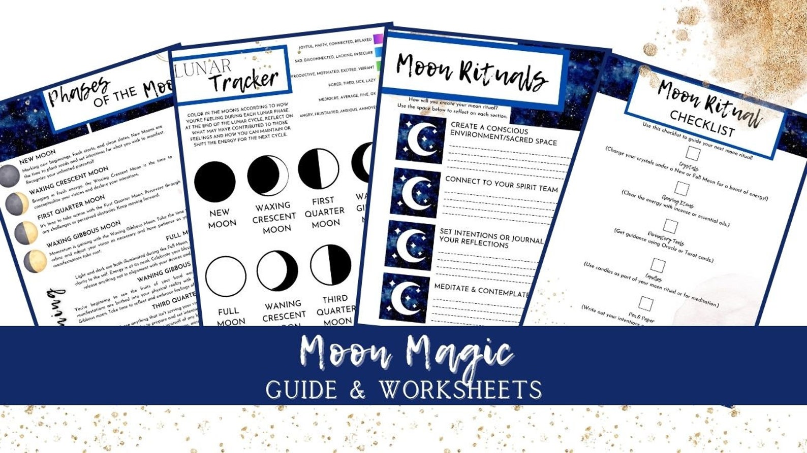 Moon Magic Guide & Worksheets DIGITAL/PRINTABLE FILE - Etsy