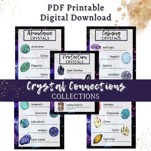Crystal Connections Guide & Worksheets DIGITAL/PRINTABLE - Etsy
