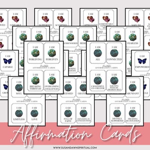 Printable Affirmation Cards (DIGITAL/PRINTABLE FILE) - Etsy