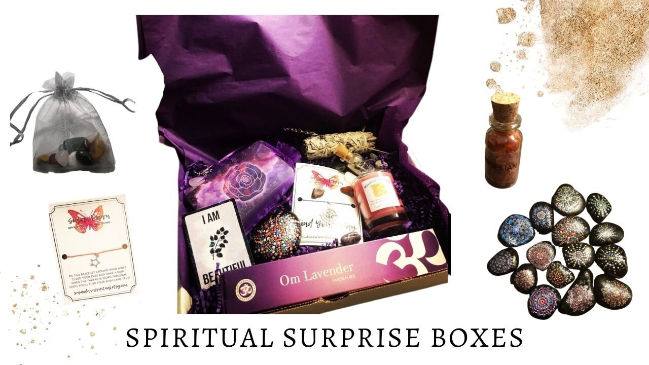 Spiritual Suprise Boxes message Deck Included - Etsy