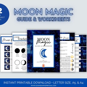 Moon Magic Guide & Worksheets (DIGITAL/PRINTABLE FILE) - Etsy