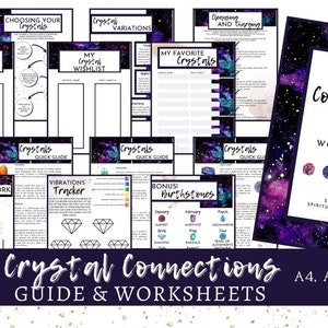 Crystal Connections Guide & Worksheets DIGITAL/PRINTABLE - Etsy