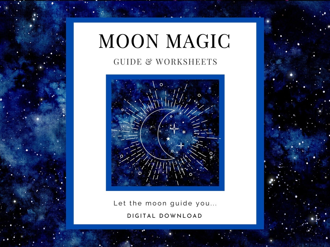 Moon Magic Guide & Worksheets (DIGITAL/PRINTABLE FILE) - Etsy
