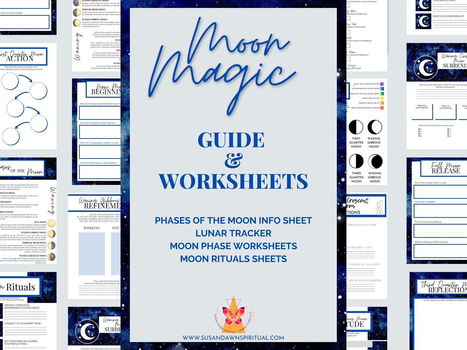 Moon Magic Guide & Worksheets (DIGITAL/PRINTABLE FILE) - Etsy