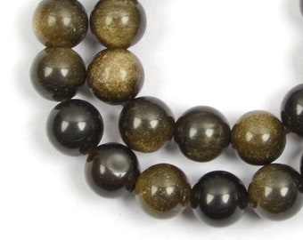 Faceted Round Mahogany Obsidian Beads Coffee Color Gemstone - Etsy