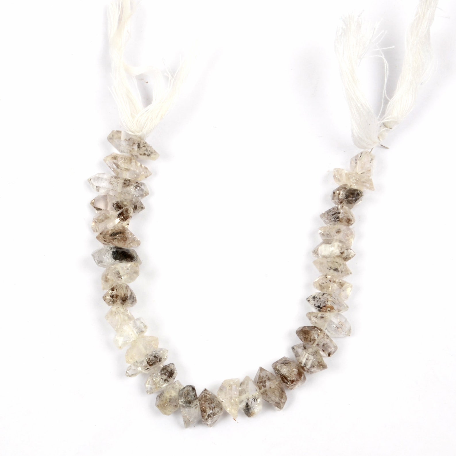 32 Pieces Herkimer diamond gemstone beads Uneven shape Beads | Etsy