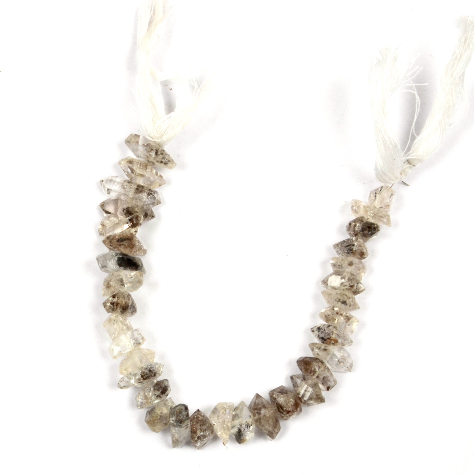 32 Pieces Herkimer diamond gemstone beads Uneven shape Beads | Etsy