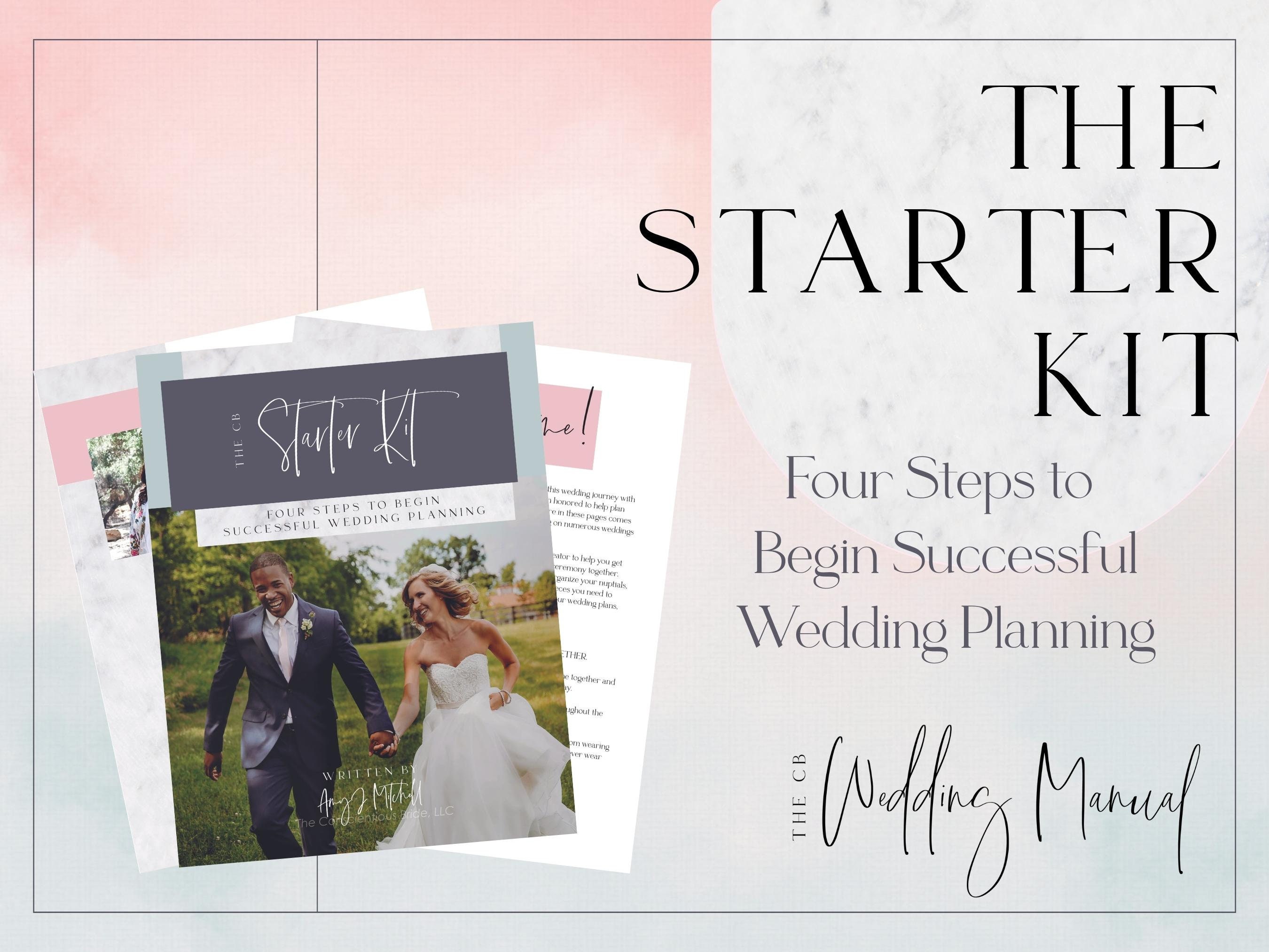 The Starter Kit Printable Wedding Planner, Wedding Planning Book ...