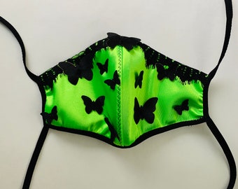 Neon Green Mask - Etsy