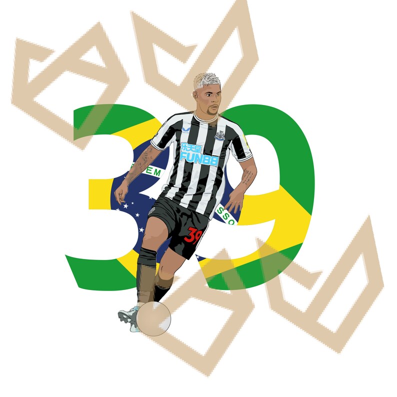 Bruno Guimarães Newcastle United Christmas Gift T-shirt - Etsy UK