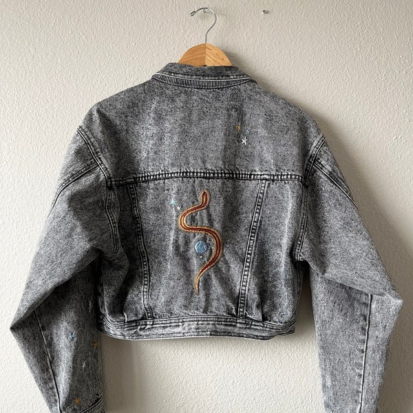 Embroidered Denim - Etsy