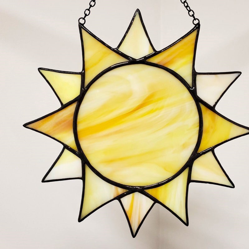 Stained Glass Sun - Etsy
