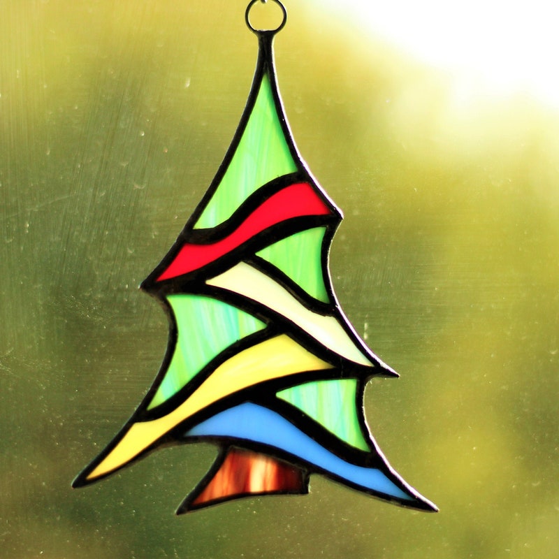 Christmas Suncatcher - Etsy