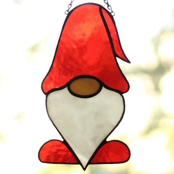 Stained Glass Gnome - Etsy