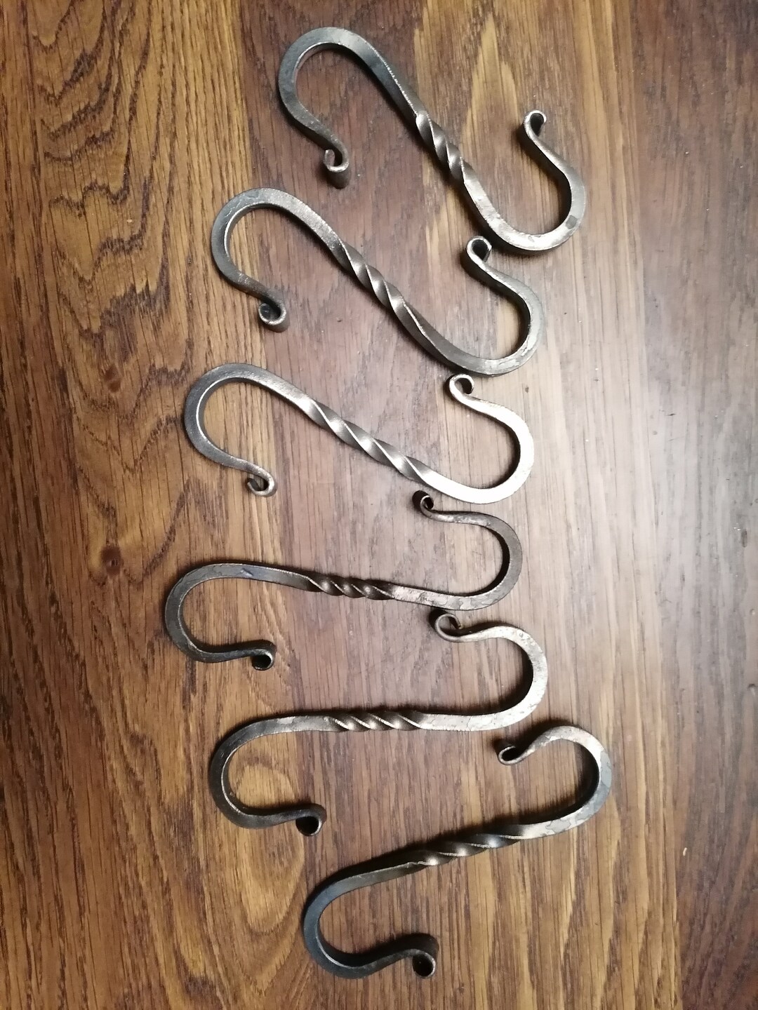 3 Hand Forged S Hooks - Etsy