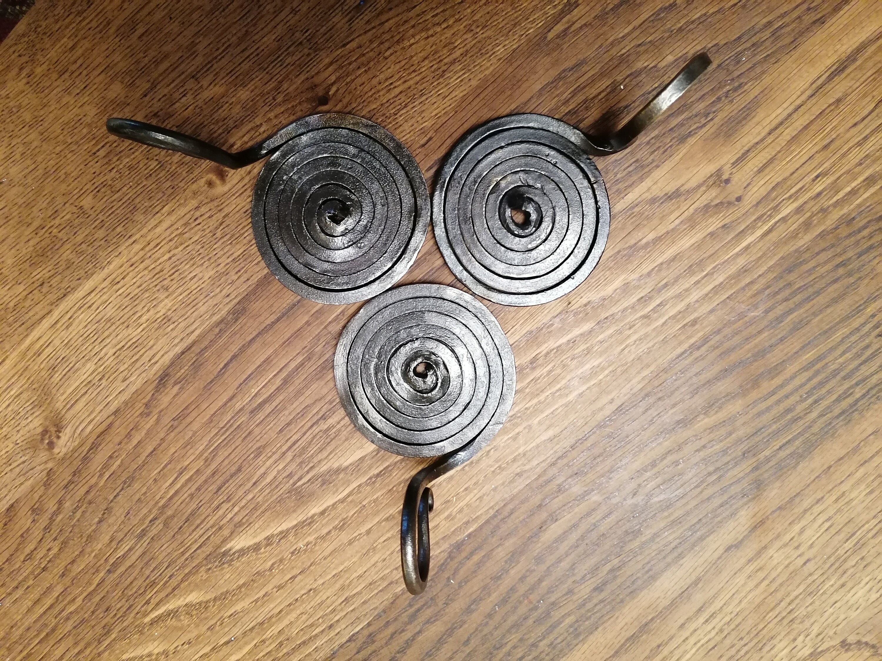 Celt Inspired Hand Forged Coiled Candle Holder. - Etsy