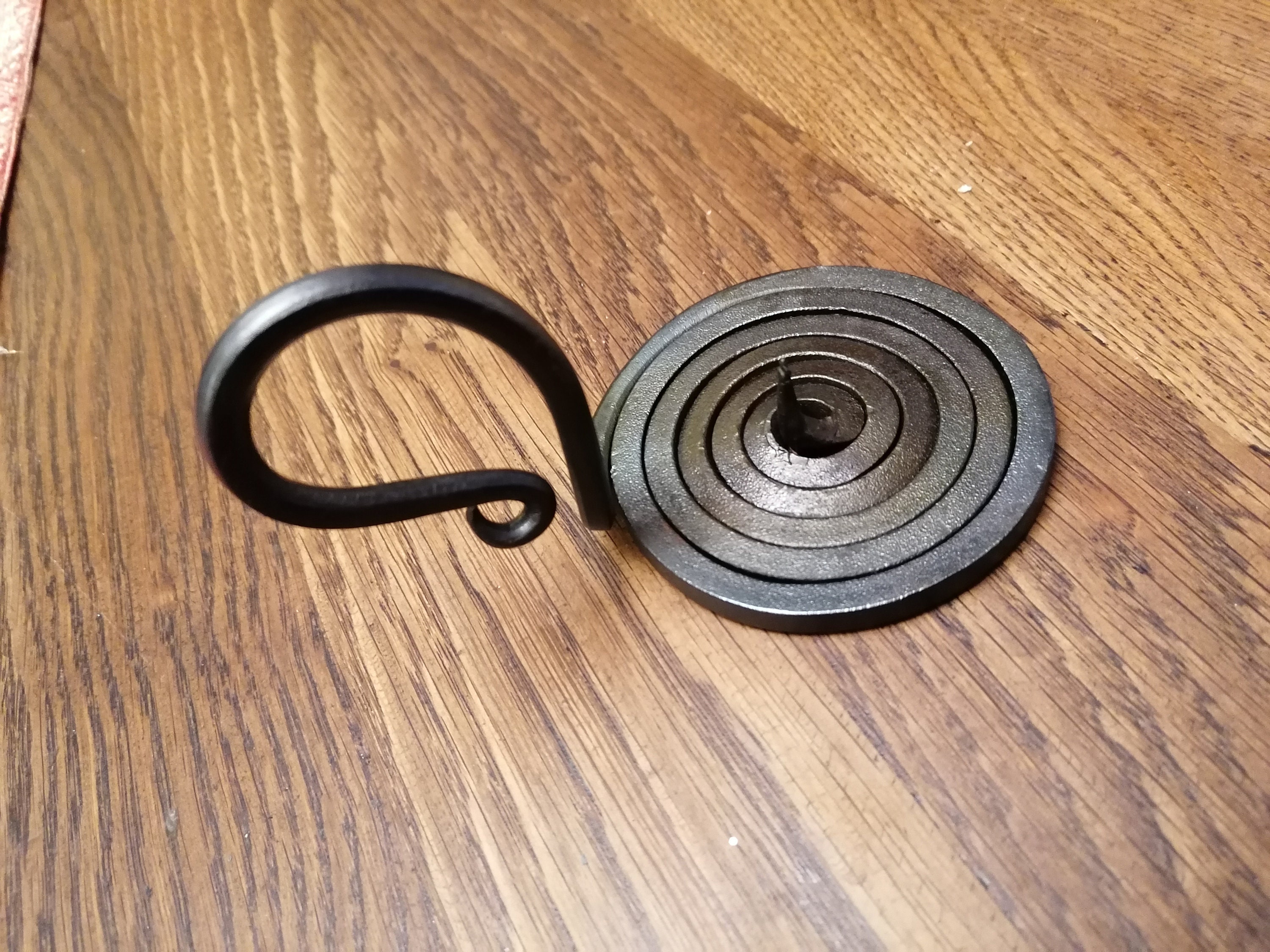 Celt Inspired Hand Forged Coiled Candle Holder. - Etsy