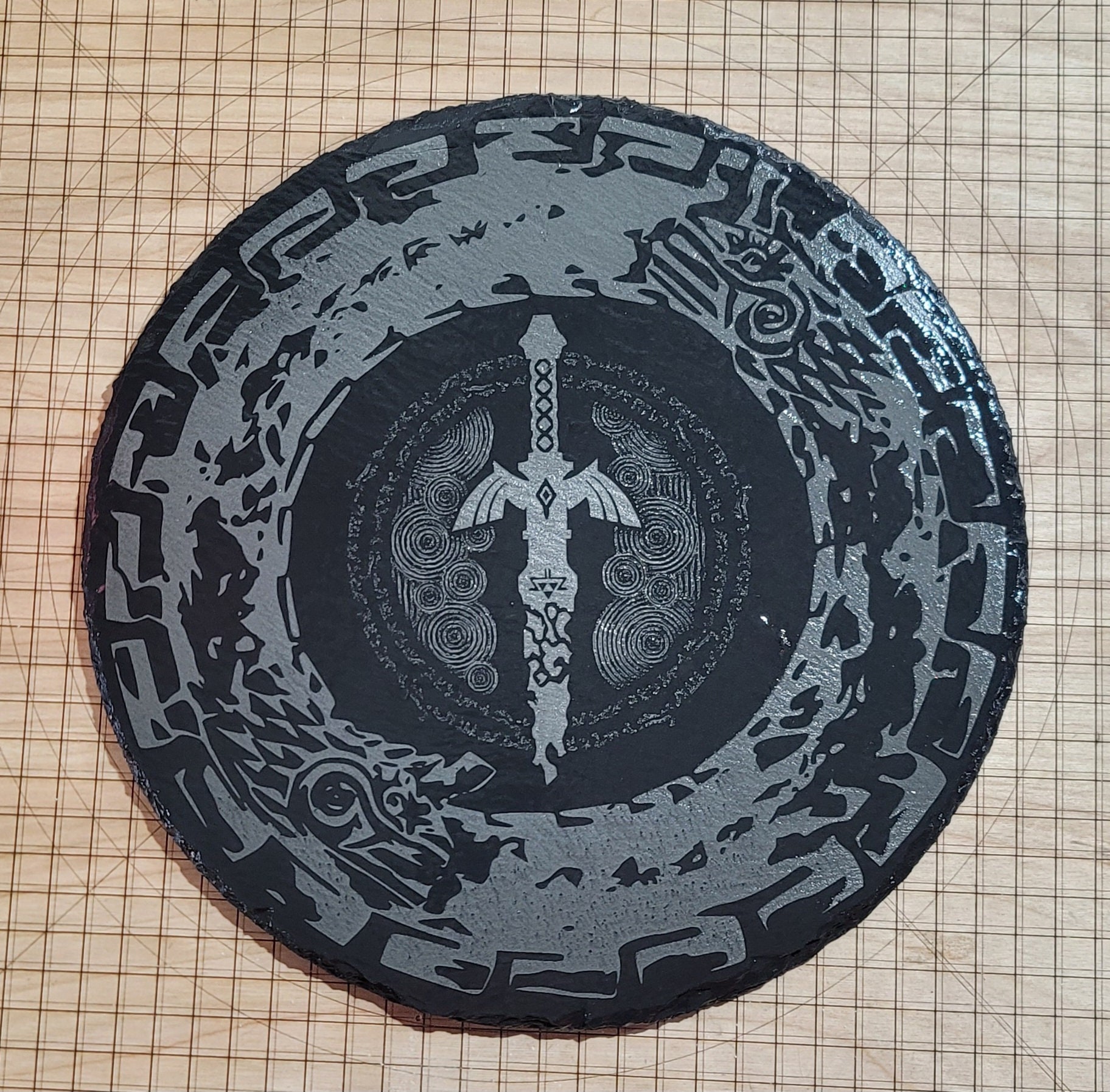 Totk Master Sword Slate Engraving. - Etsy