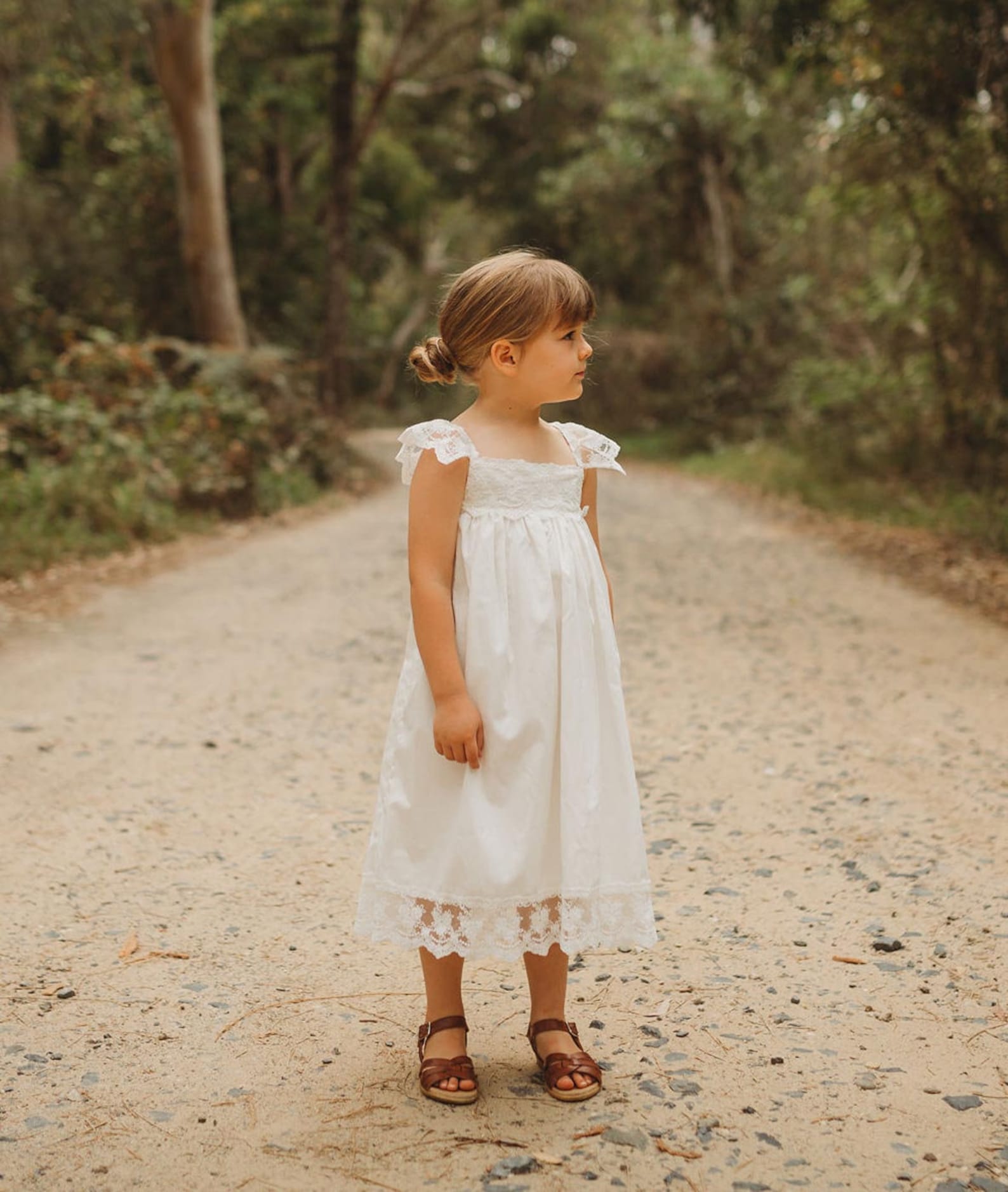 Layla Lace Flower Girl Dress - Etsy