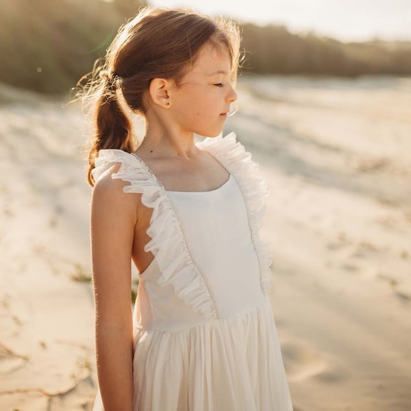 Beach Flower Girl Dress - Etsy