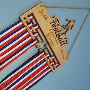 Oak Veneer Football Medal Holder - Etsy