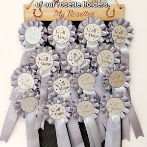 Personalized Greyhound Rosette Holder: Oak Veneer Dog Show Hanger - Etsy UK
