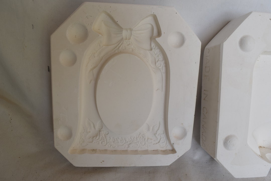 Vitrex V650 Christmas Bell Shaped Frame Plaster Mold for Ceramic ...