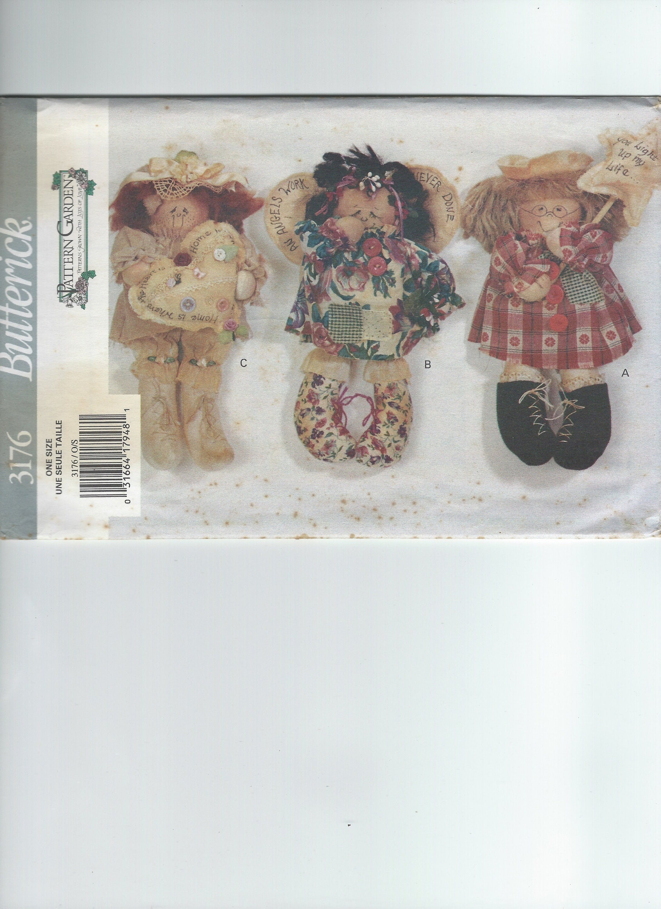 Butterick 3176 Craft Sewing Pattern Pattern Gardens 12 - Etsy