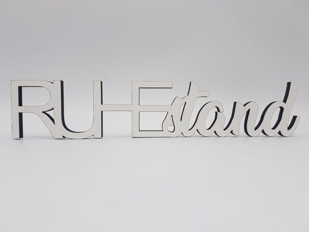 Schriftzug Ruhestand aus Holz in weiß - Etsy Schweiz