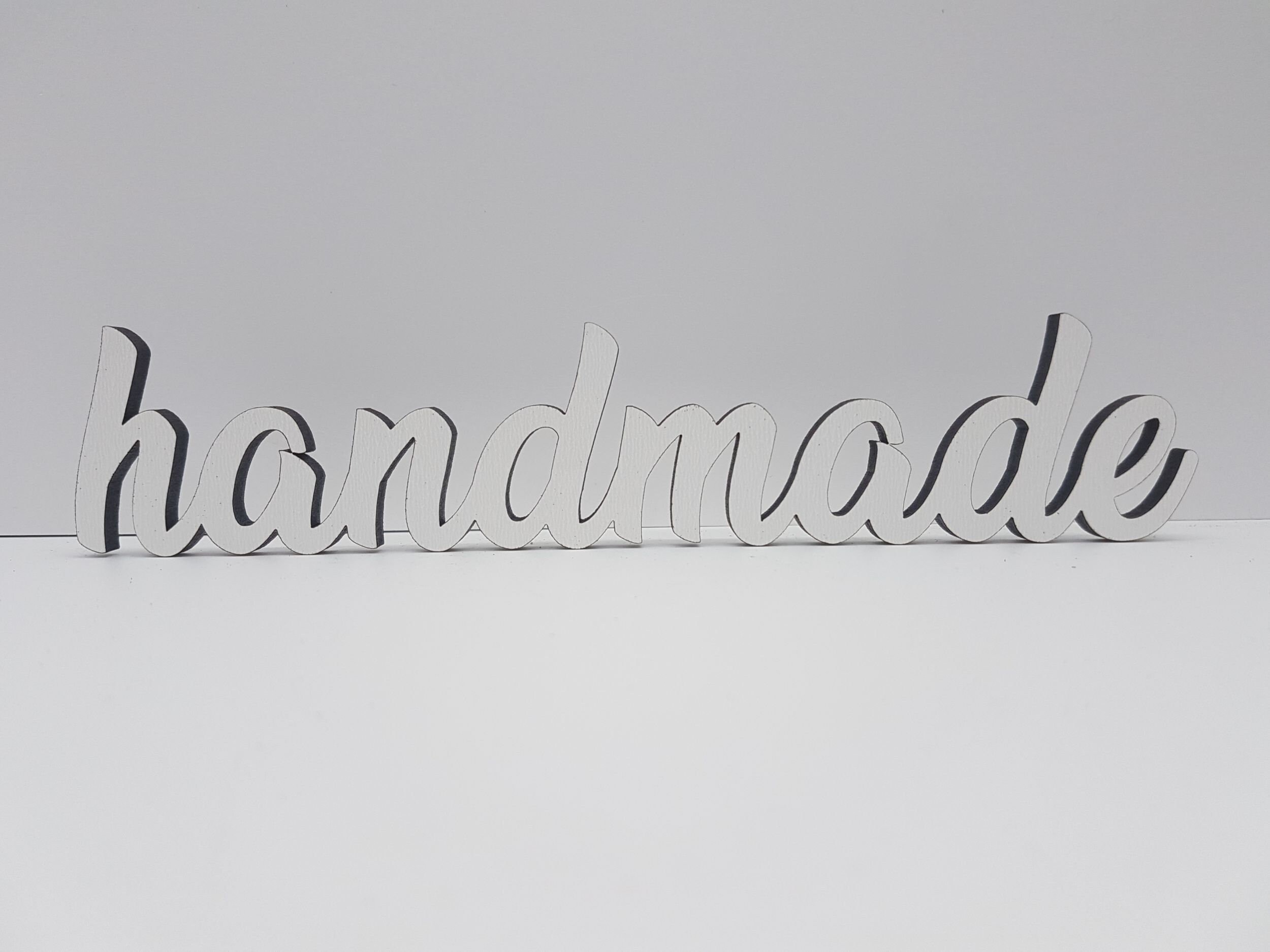 Schriftzug handmade aus Holz in weiß - Etsy.de