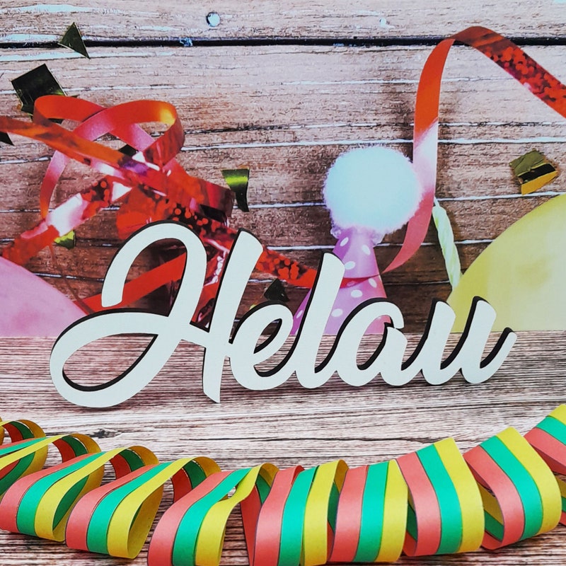Helau schriftzug - Etsy.de