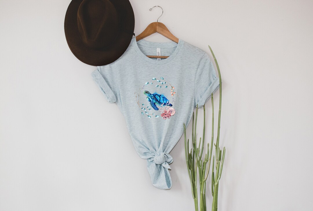 Sea Turtle Ocean Life Shirt - Etsy