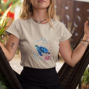 Sea Turtle Ocean Life Shirt - Etsy