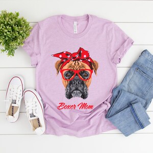 Boxer Mom T-shirt - Etsy