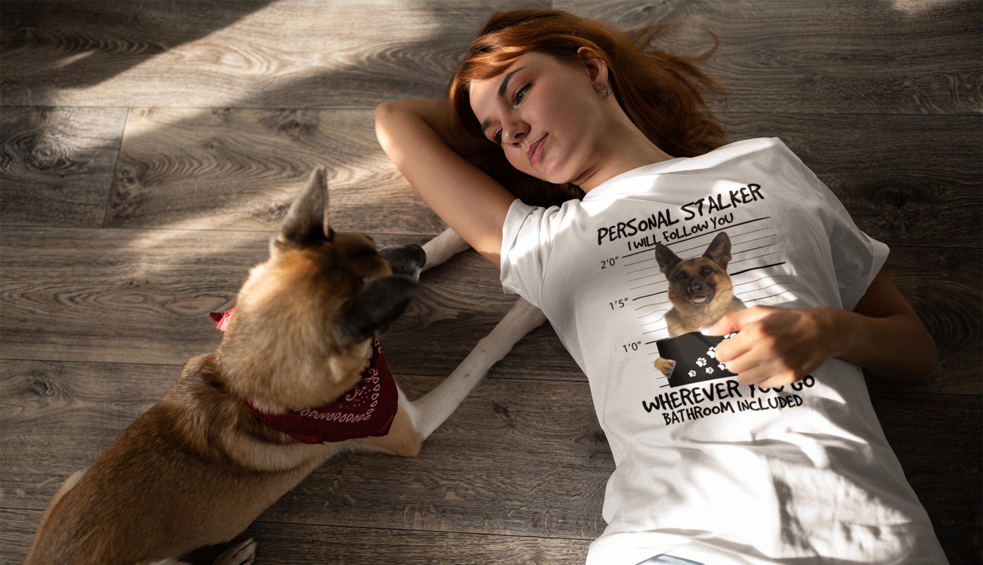 Personal Stalker German Shepard Shirt | Etsy